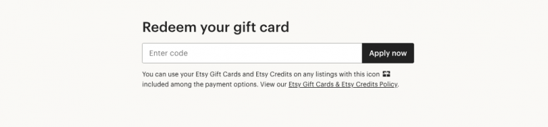 How Do Etsy Gift Cards Work?