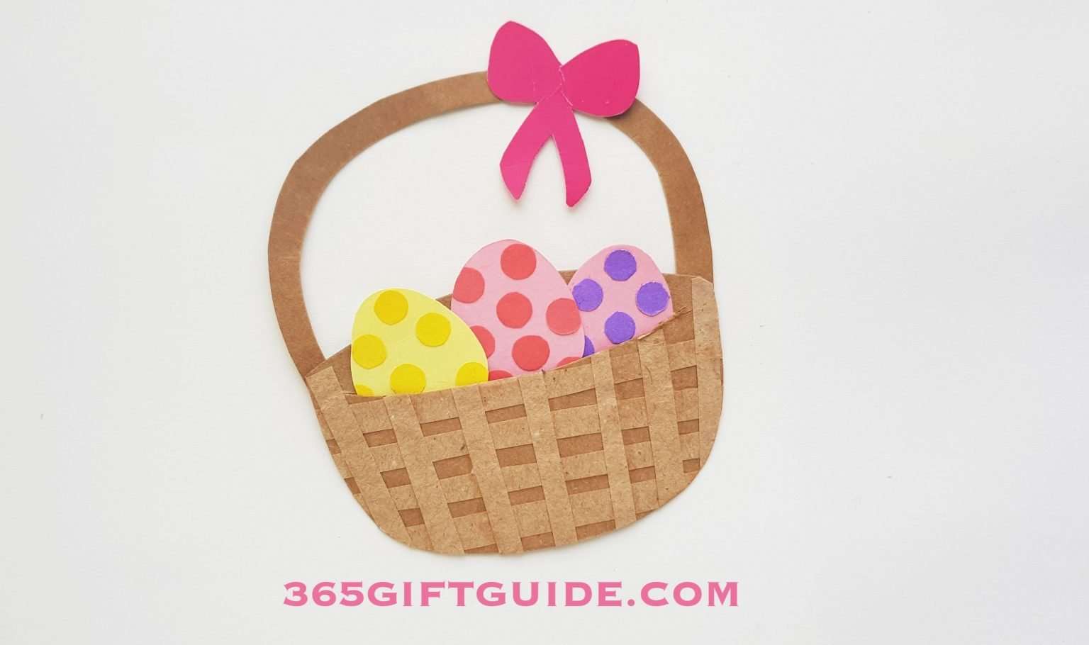 Easter Basket Craft - Template Included
