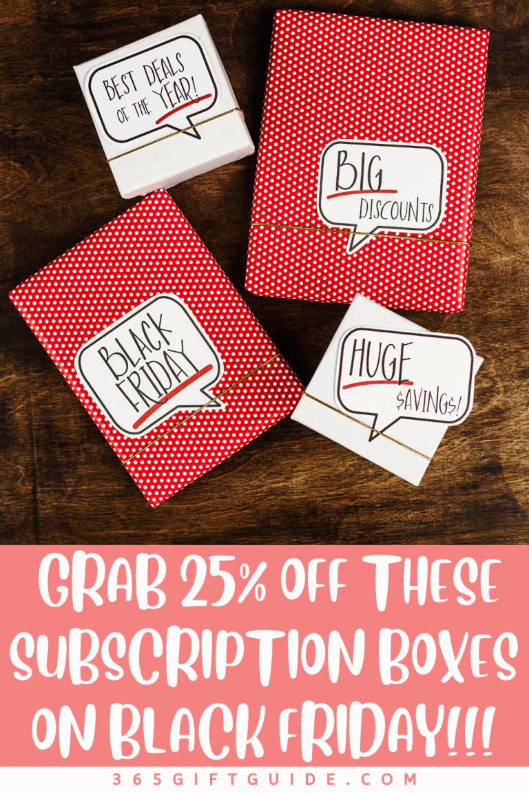 25% Off Subscription Boxes - Black Friday
